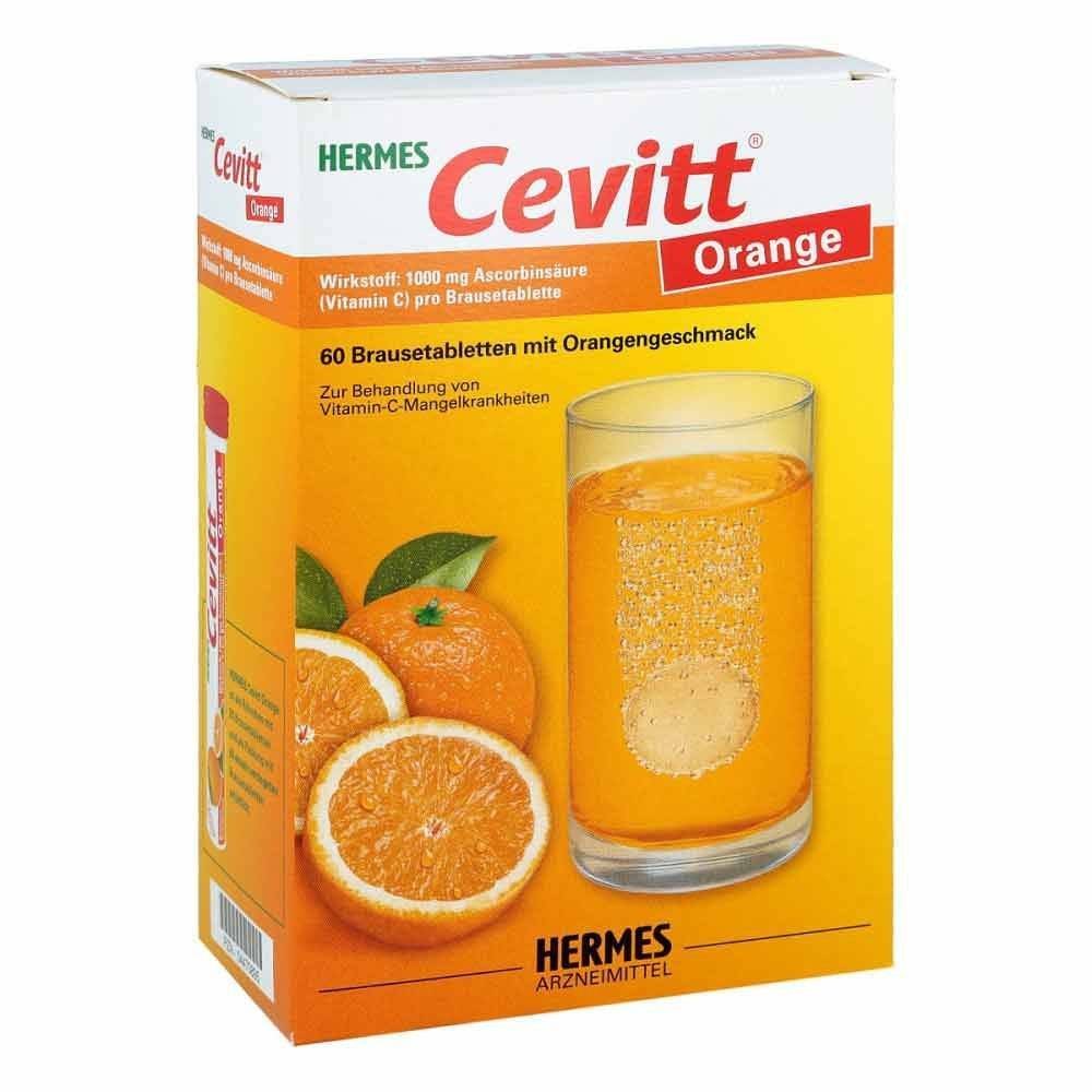 HERMES Cevitt Orange Effervescent Tablets, 60 St - World Wide Shop