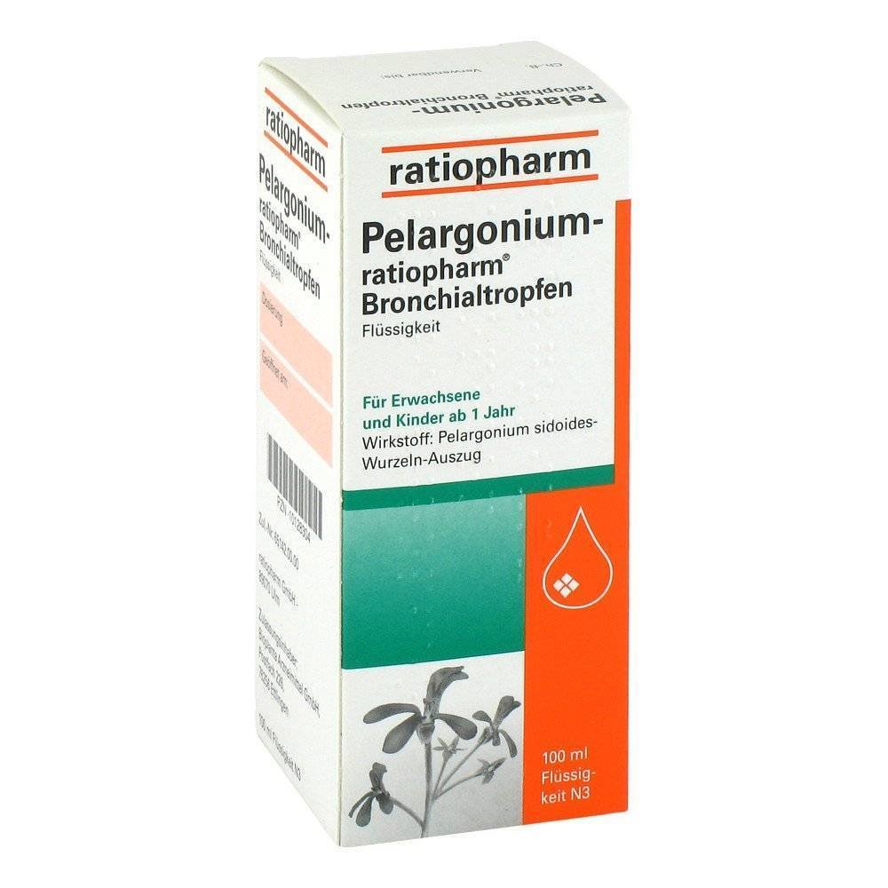 PELARGONIUM-RATIOPHARM bronchial drops, 100 ml - World Wide Shop