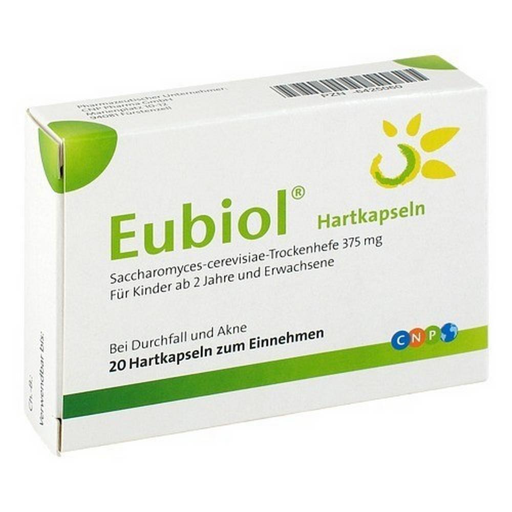 EUBIOL hard capsules, 20 pcs - World Wide Shop