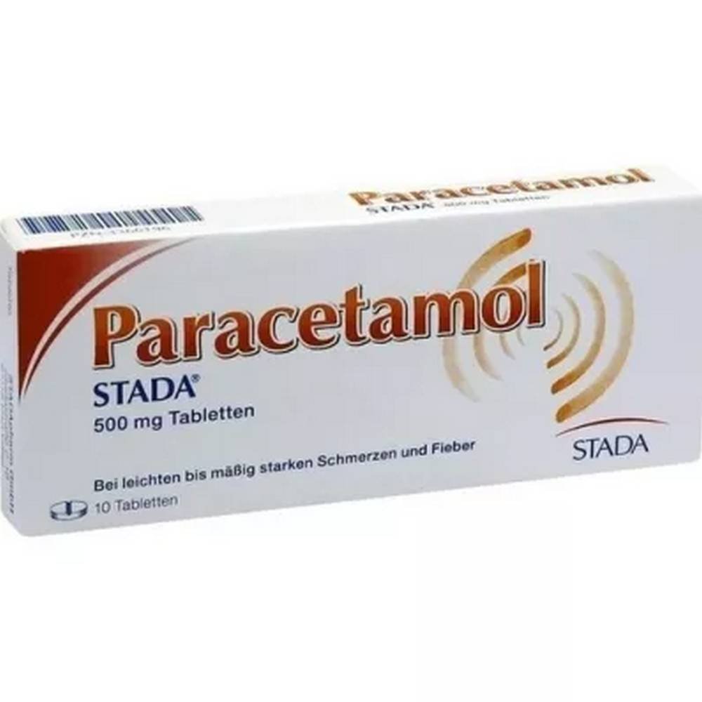 PARACETAMOL STADA 500 mg tablets, 10 pcs - World Wide Shop