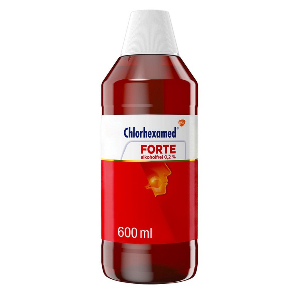 Chlorhexamed Forte alcohol-free 0.2% mouthwash, 600ml - World Wide Shop