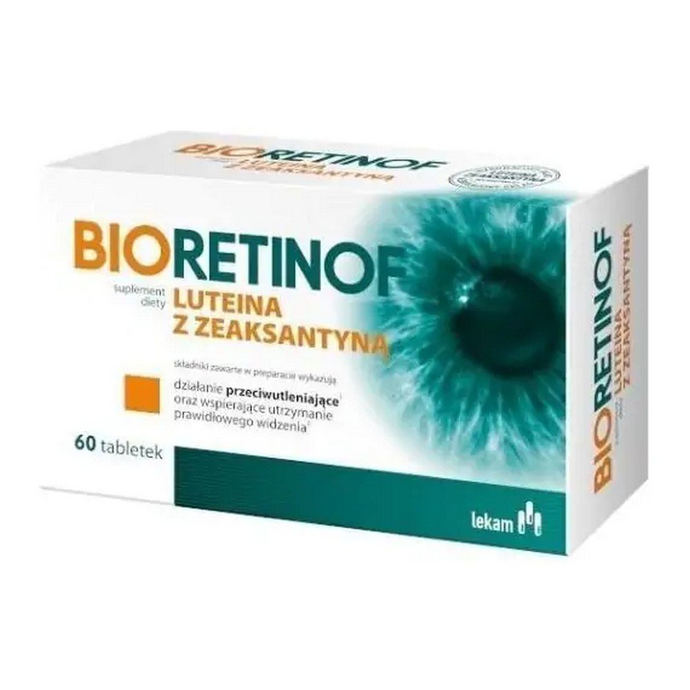 Bioretinof Lutein with zeaxanthin 60 tablets. - World Wide Shop