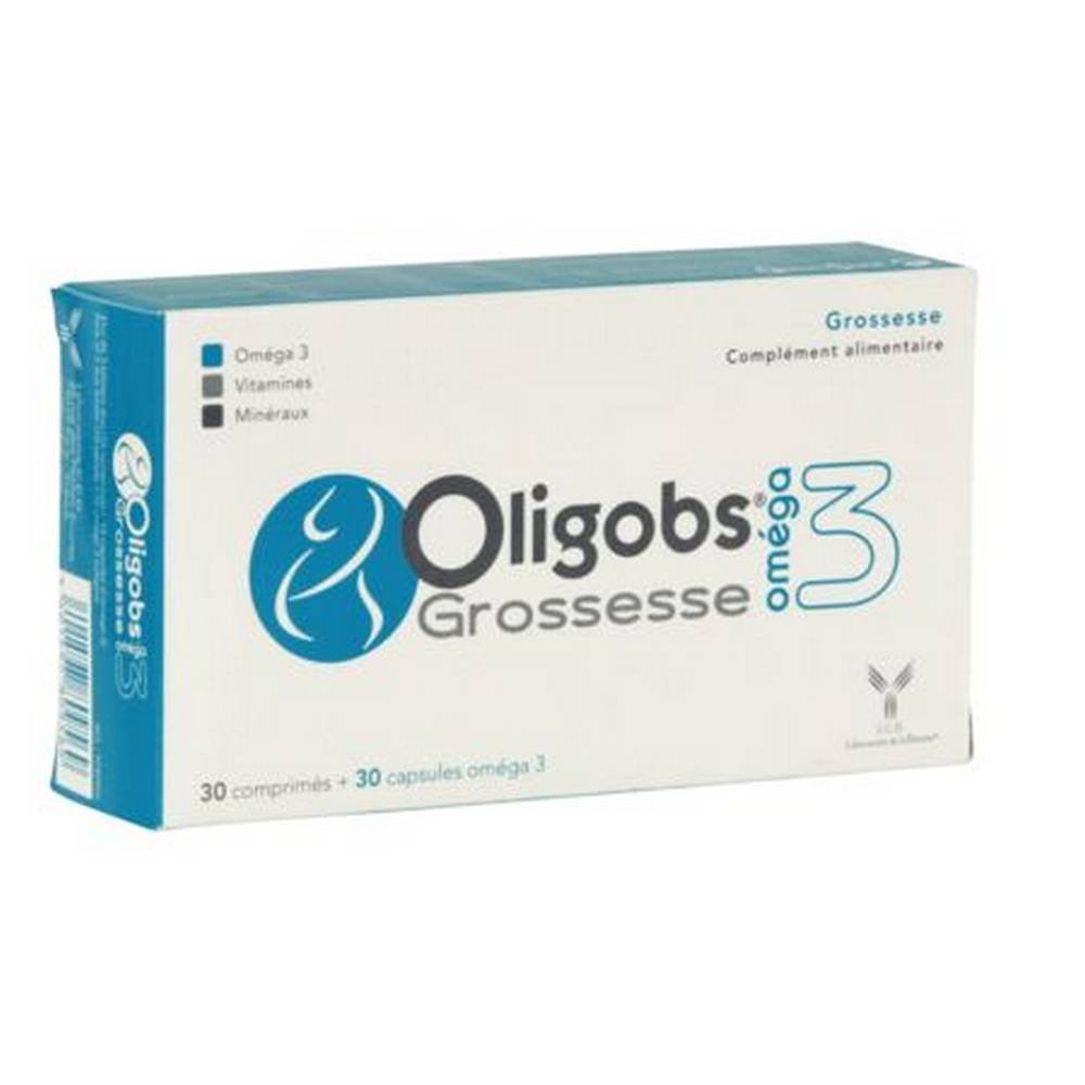 OLIGOBS PREGNANCY OMEGA 3, 30 + 30, OLIGOBS GROSSESSE OMEGA 3 - World ...